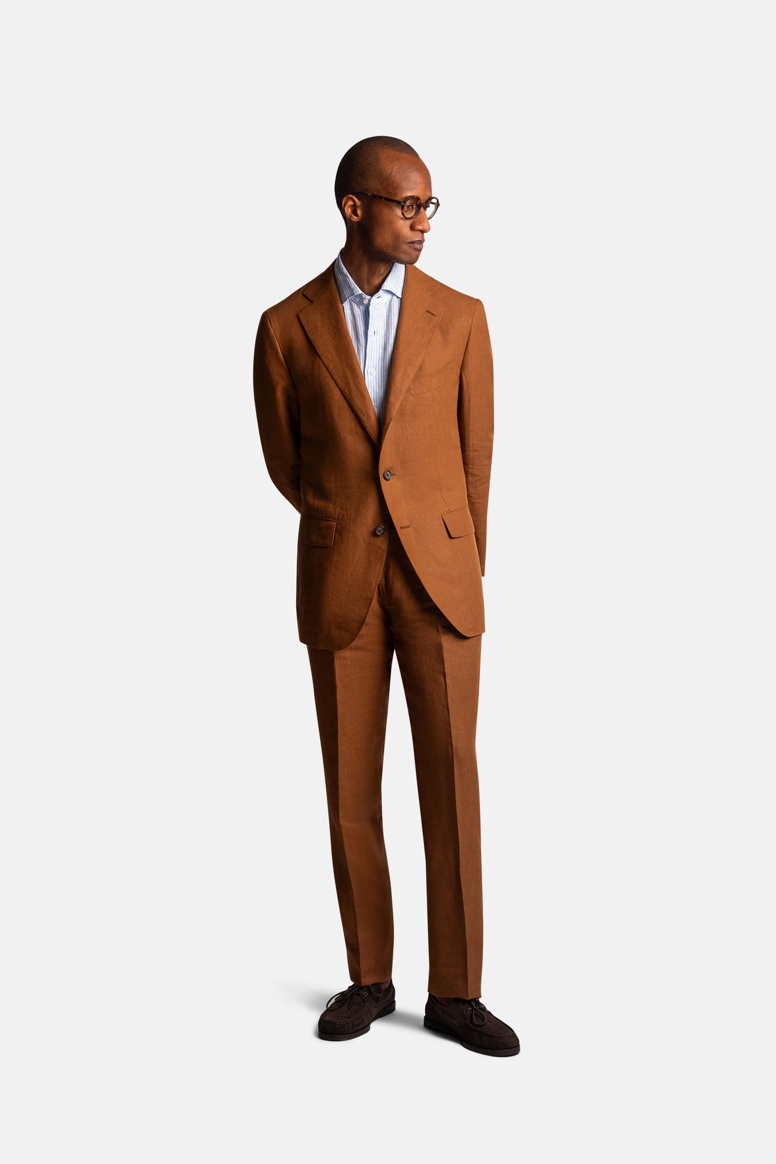 linen suit
